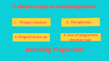 How to avoid plagiarism: 4 simple steps - Dr Asma Jabeen